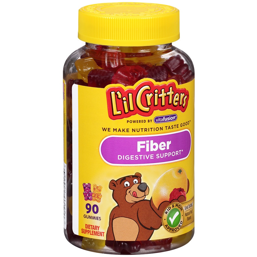 L'il Critters Fiber Gummy Bears Berry, 90 Gummies | Shipzee.com