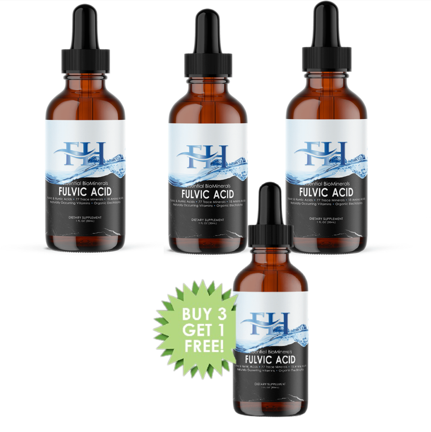 HBNaturals (BUY 3 Get 1 FREE) Fulvic Acid (1 Ounce - 30 ml) | Shipzee.com